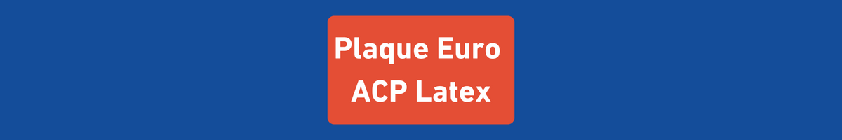 Révolutionnez votre impression numérique avec la Plaque Euro ACP Latex