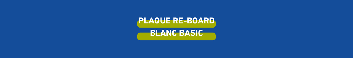 Plaque RE-BOARD Blanc Basique | RICHARDSON Matières plastiques